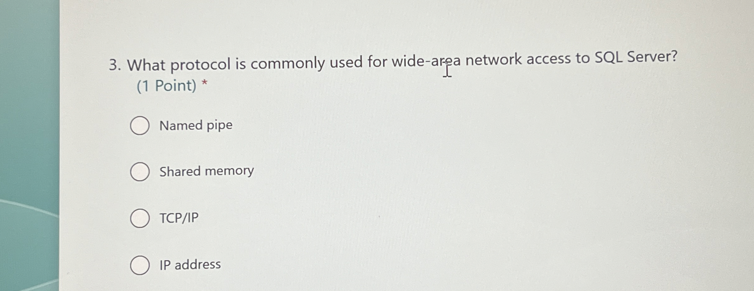 Solved What protocol is commonly used for wide-area network | Chegg.com