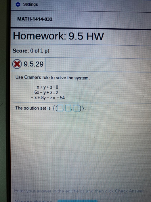 Solved Settings MATH-1414-032 Homework: 9.5 HW Score: 0 of 1 | Chegg.com