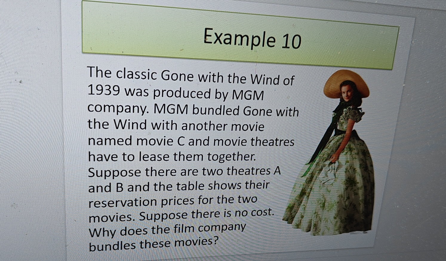 Solved Example 10The classic Gone with the Wind of 1939 ﻿was | Chegg.com