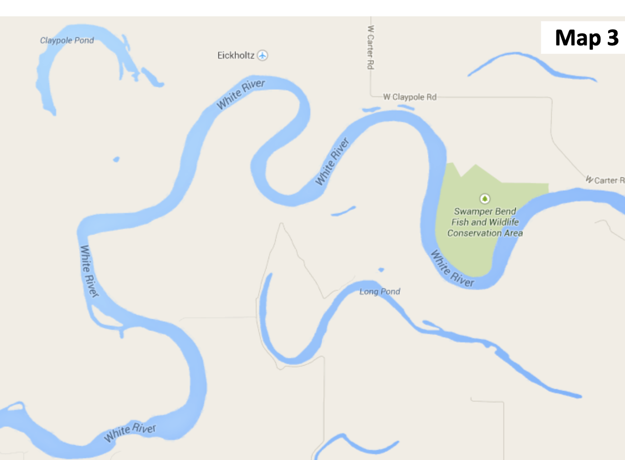 Solved White River, Indiana (Maps 3 ﻿and 4, ﻿next page)10. | Chegg.com