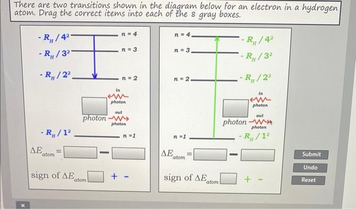Solved There are two transitions shown in the diagram below | Chegg.com