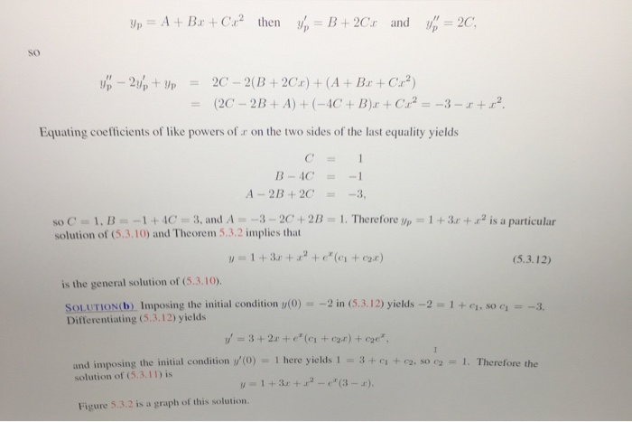 Solved In Exercises 1-6 find a particular solution by the | Chegg.com