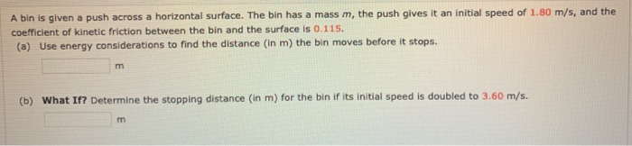 Solved A block of mass m = 6.00 kg is released from rest | Chegg.com