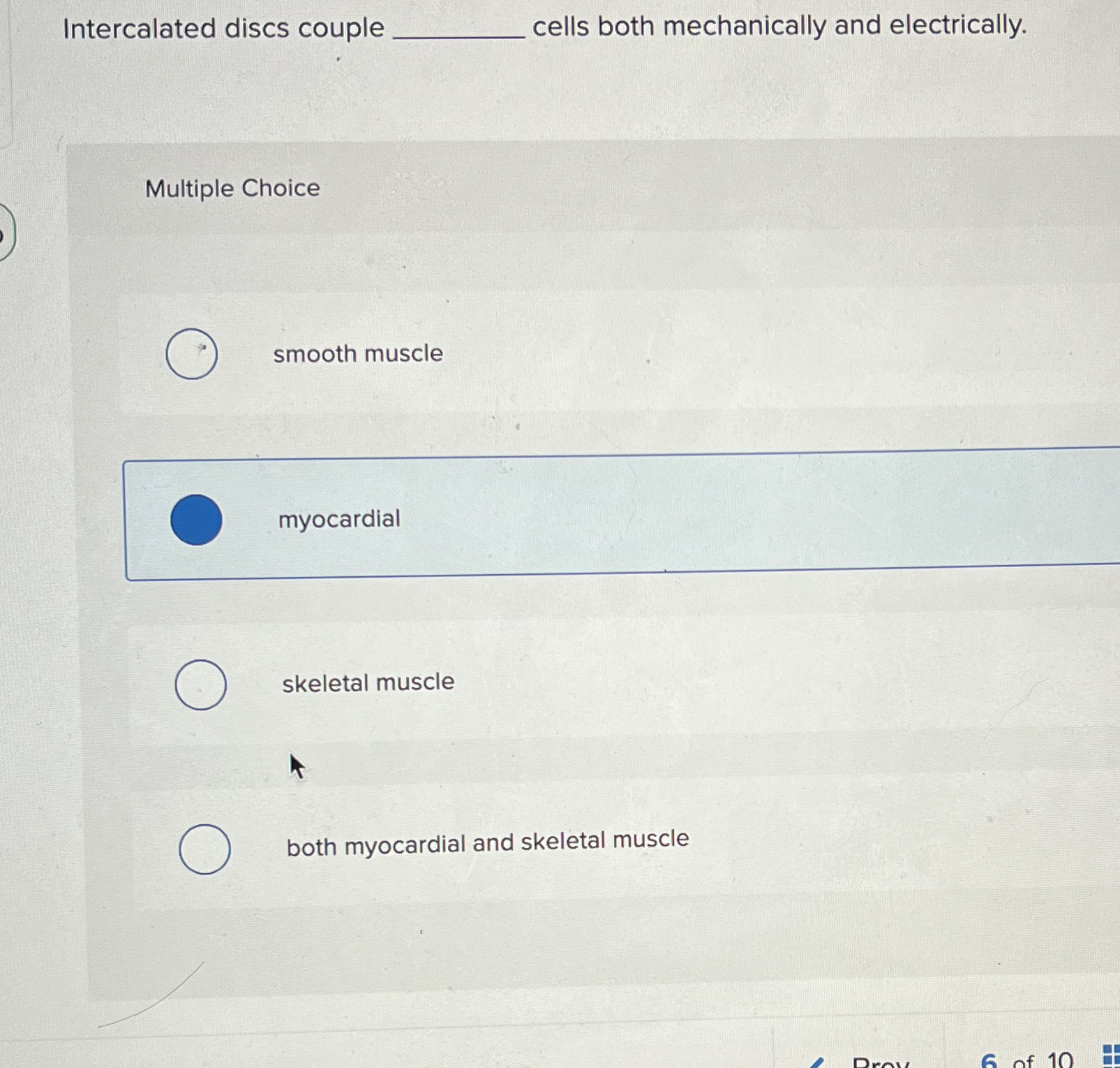 Solved Intercalated discs couple cells both mechanically and | Chegg.com