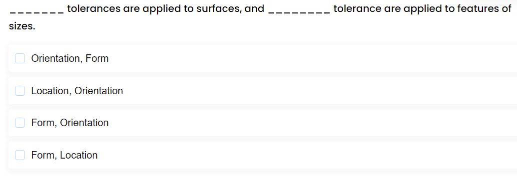 Solved tolerances are applied to surfaces, andtolerance are | Chegg.com