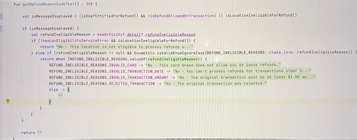 Rewrite the given Kotlin functions to Swift language. | Chegg.com