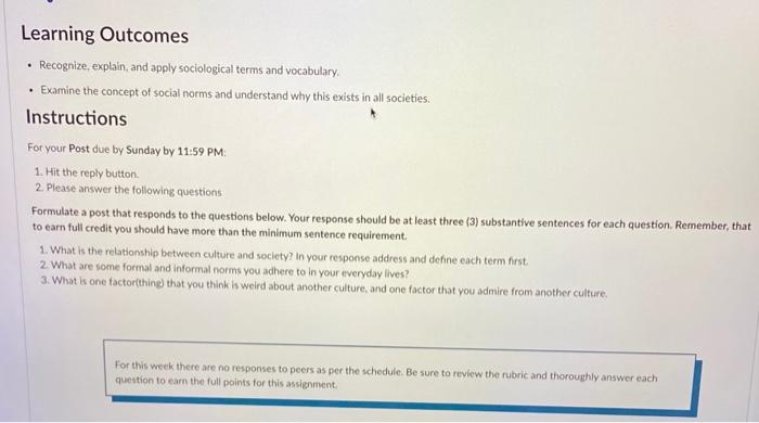 Solved Learning Outcomes • Recognize, explain and apply | Chegg.com