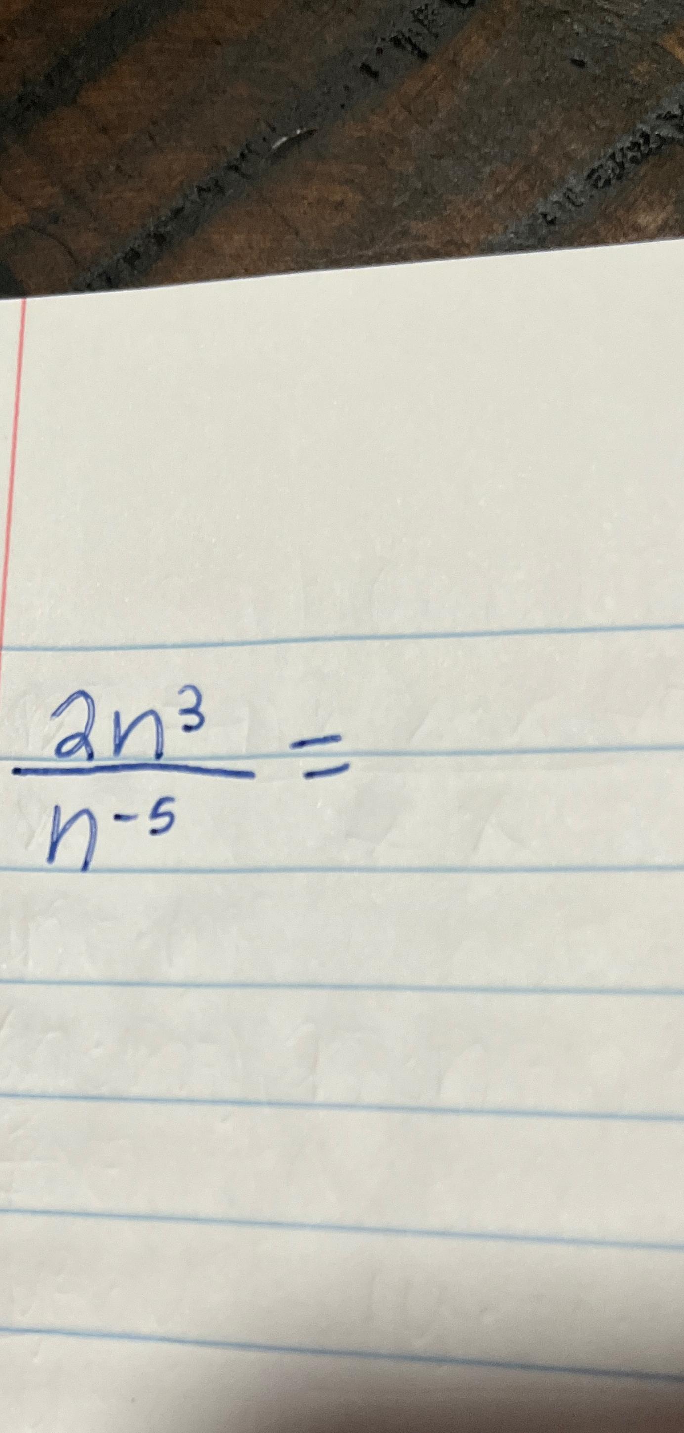 Solved 2n3n-5= | Chegg.com