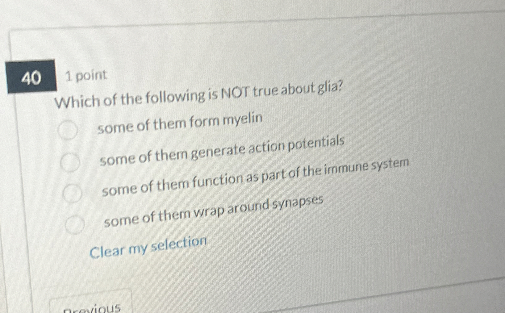 Solved 1 ﻿pointWhich of the following is NOT true about | Chegg.com