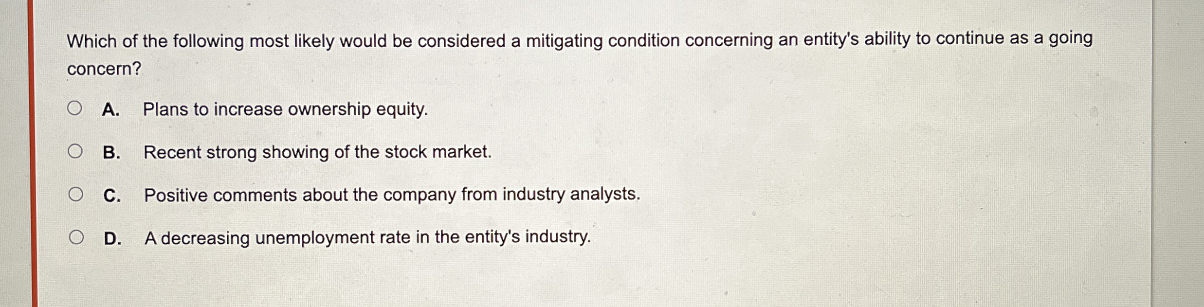 Solved Which of the following most likely would be | Chegg.com