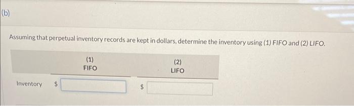 Solved Assuming that perpetual inventory records are kept | Chegg.com