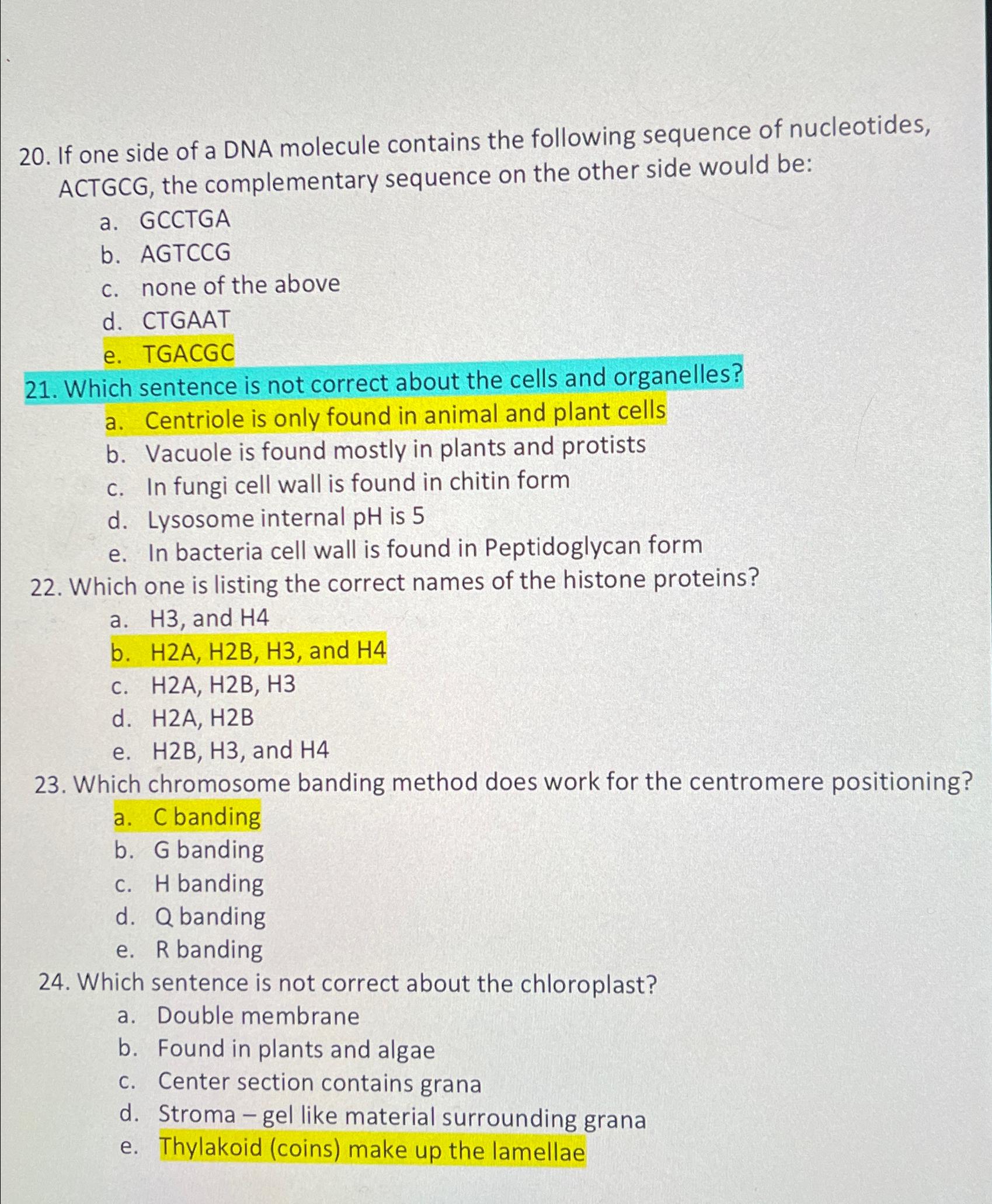 Solved If one side of a DNA molecule contains the following | Chegg.com