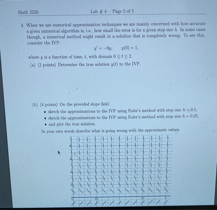 Math 2250: Differential Equations and Linear Algebra | Chegg.com