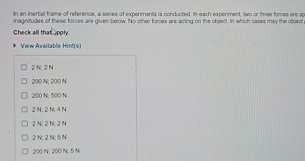 Solved In an inertial frame of reference, a series of | Chegg.com