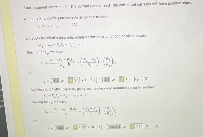 Solved We apply Kirchhoff's loop rule, going clockwise | Chegg.com