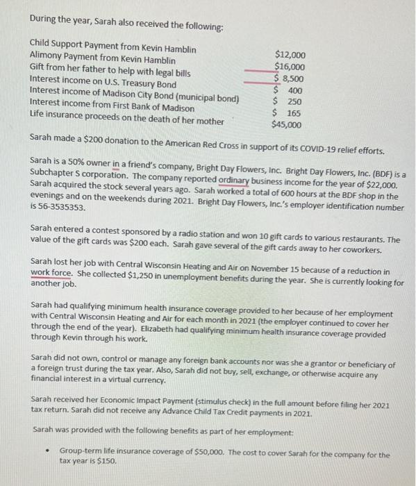 Tax Return-Individual Number Two (after Chapter 5) | Chegg.com