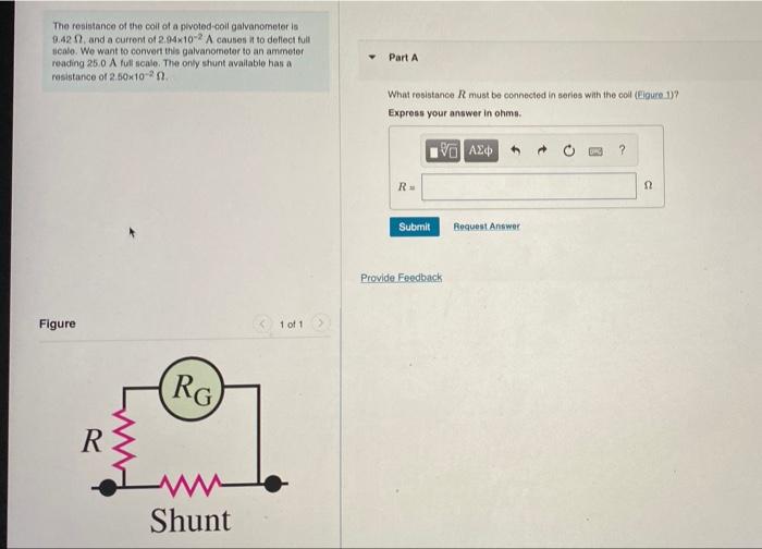 Solved The resistance of the coll of a pivoted-coil | Chegg.com