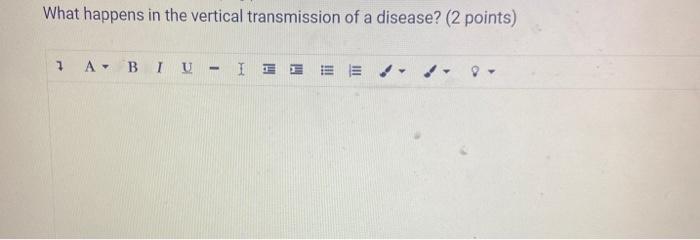 Solved What happens in the vertical transmission of a | Chegg.com