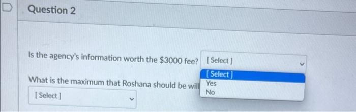 Solved Roshana TV Productions is considering producing a | Chegg.com