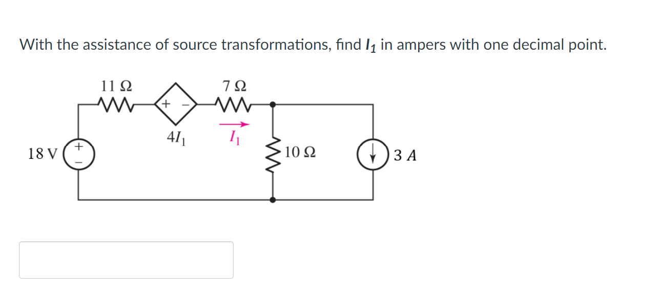 Solved With the assistance of source transformations, find | Chegg.com