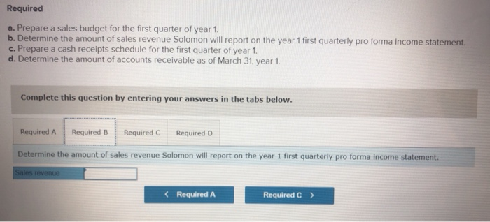 Solved Problem 7-17A (Algo) Preparing a sales budget and | Chegg.com