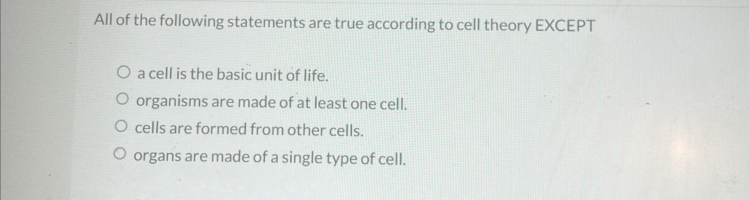 Solved All of the following statements are true according to | Chegg.com