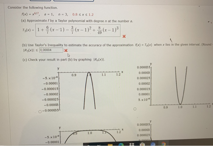 Solved Consider the following function. f(x) - x6/7, 2-1, n | Chegg.com