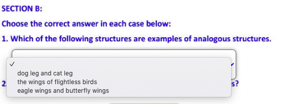 Solved SECTION B:Choose the correct answer in each case | Chegg.com