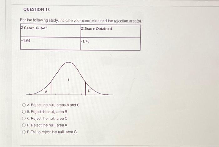Solved For the following study, indicate your conclusion and | Chegg.com