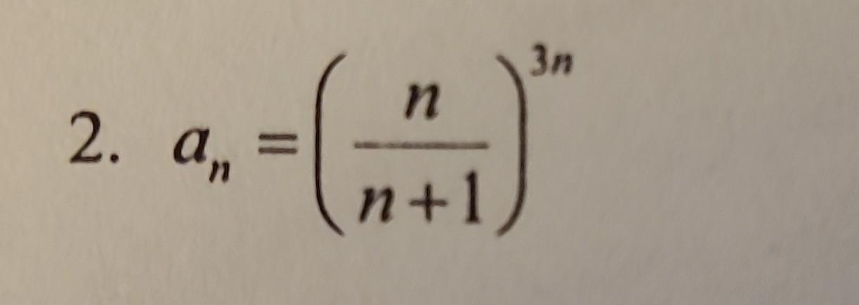 Solved sequence converges or diverges as a_n approaches | Chegg.com
