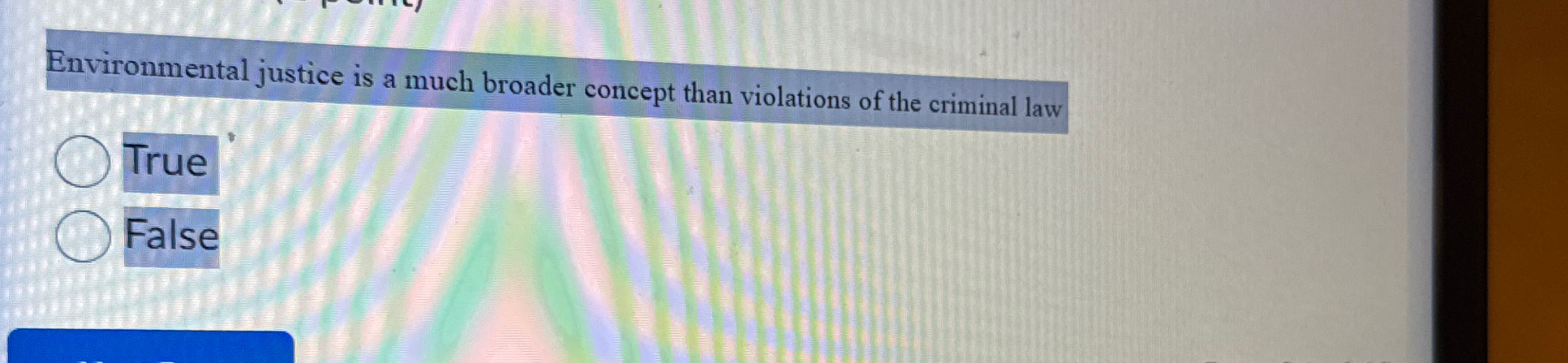 Solved Environmental justice is a much broader concept than | Chegg.com