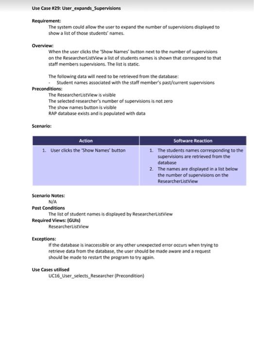 Use Case #51: User_copies_ReportEmails Requirement: | Chegg.com