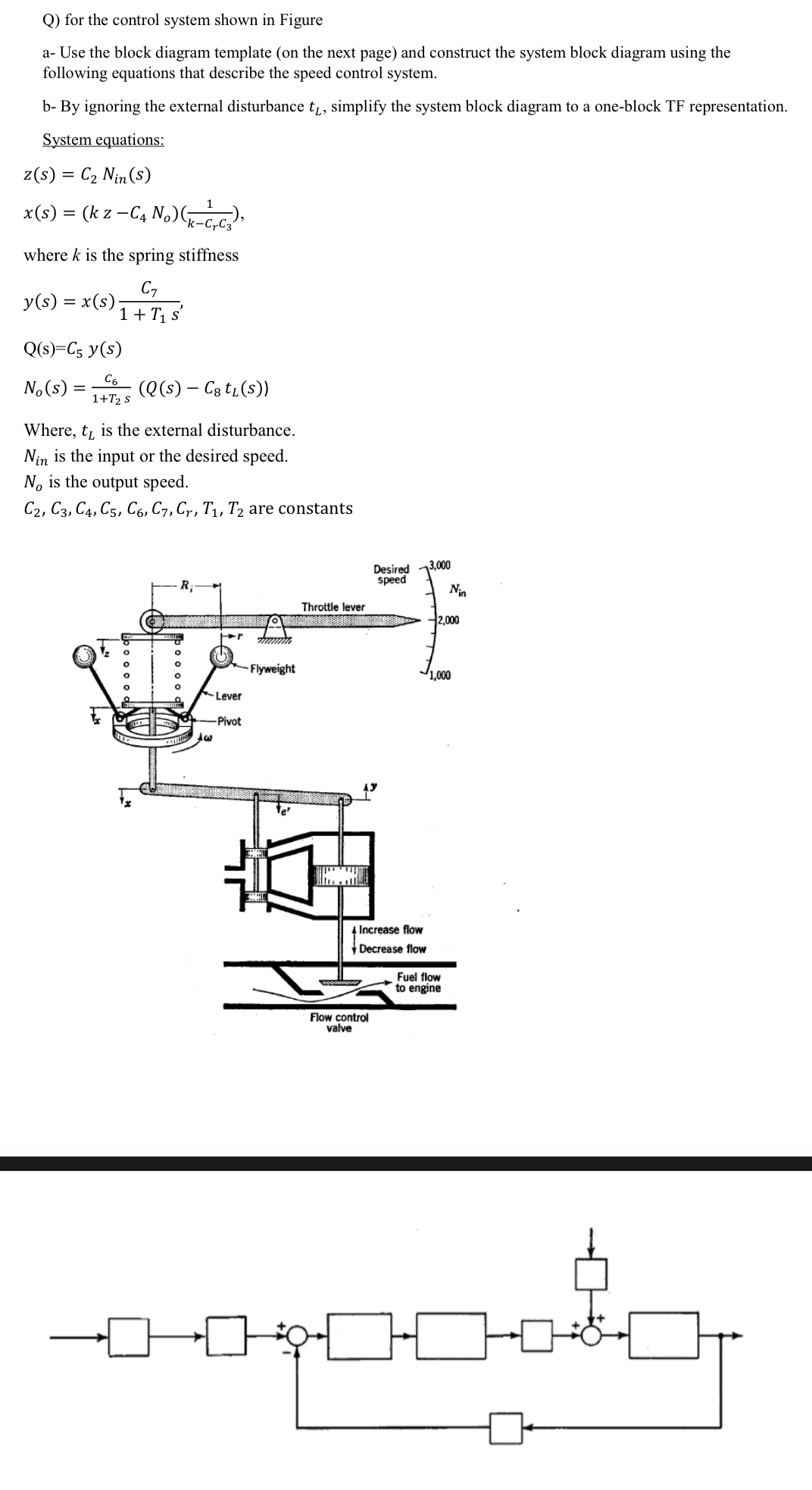 Solved Q) ﻿for the control system shown in Figurea- ﻿Use the | Chegg.com