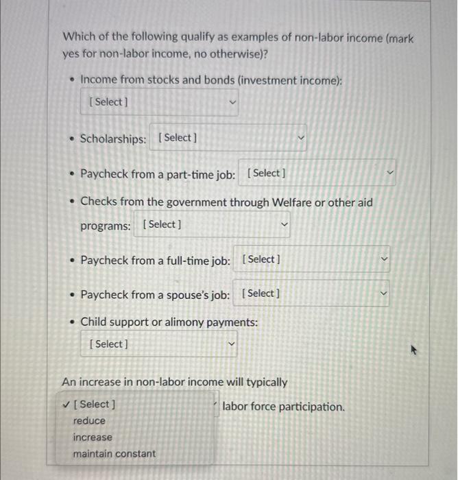 Solved Which of the following qualify as examples of | Chegg.com