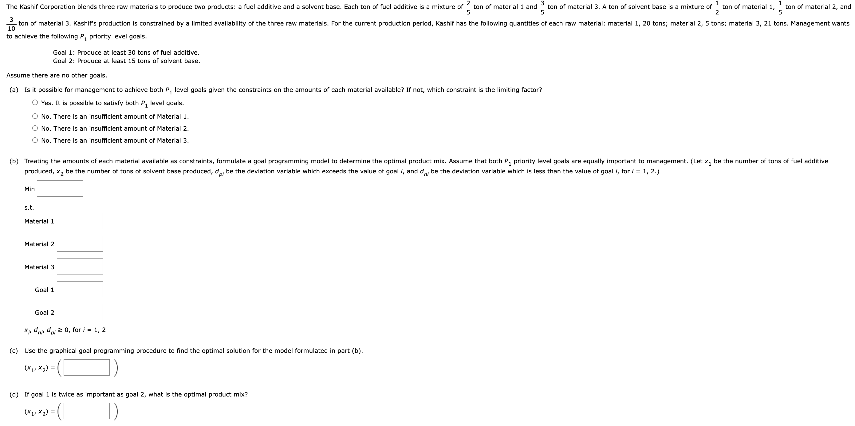 Solved to achieve the following P1 ﻿priority level | Chegg.com
