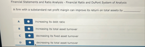 Solved Financial Statements and Ratio Analysis - ﻿Financial | Chegg.com