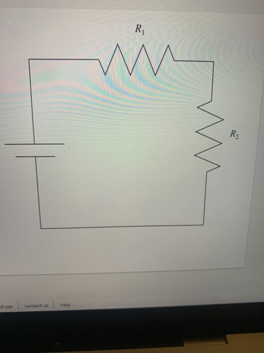 Solved Two resistors, R1 = 3.39 32 and R2 = 6.49 22, are | Chegg.com