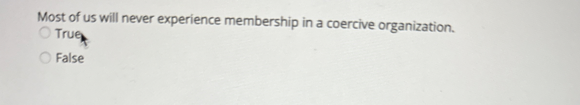 Solved Most of us will never experience membership in a | Chegg.com