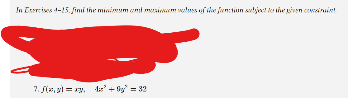 Solved In Exercises 4 15 ﻿find The Minimum And Maximum