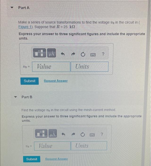 Solved Make A Series Of Source Transformations To Find The