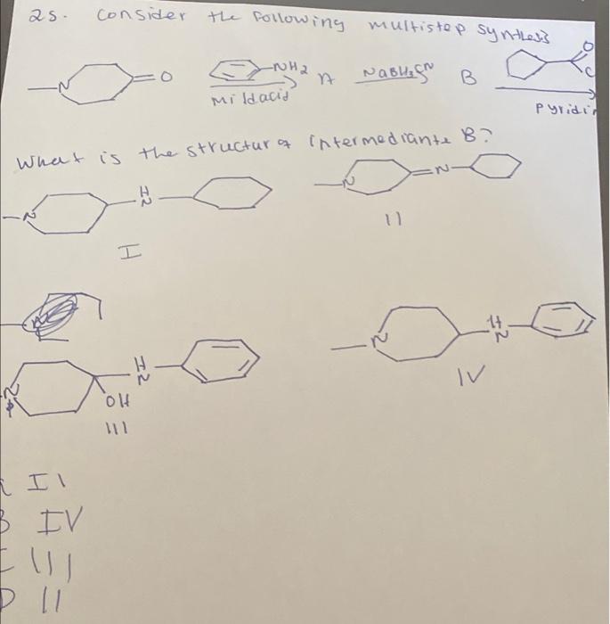 Solved 25. consider the following multistep synthesis -NH2A | Chegg.com Solved 25. consider the following multistep synthesis -NH2A | Chegg.com
