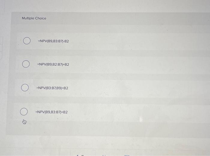 Solved Which of the following formulas correctly calculates | Chegg.com