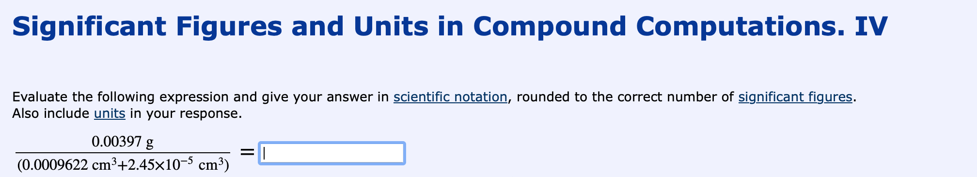 Solved Significant Figures and Units in Compound | Chegg.com