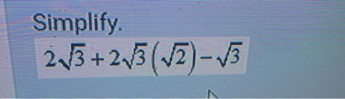 Solved Simplify. 225+25 (2) - | Chegg.com