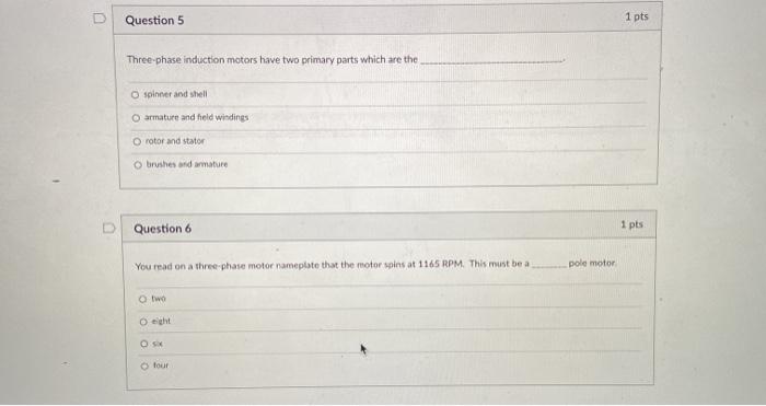 Solved Question 1 1 pts If a 2.5 henry coil is placed across | Chegg.com