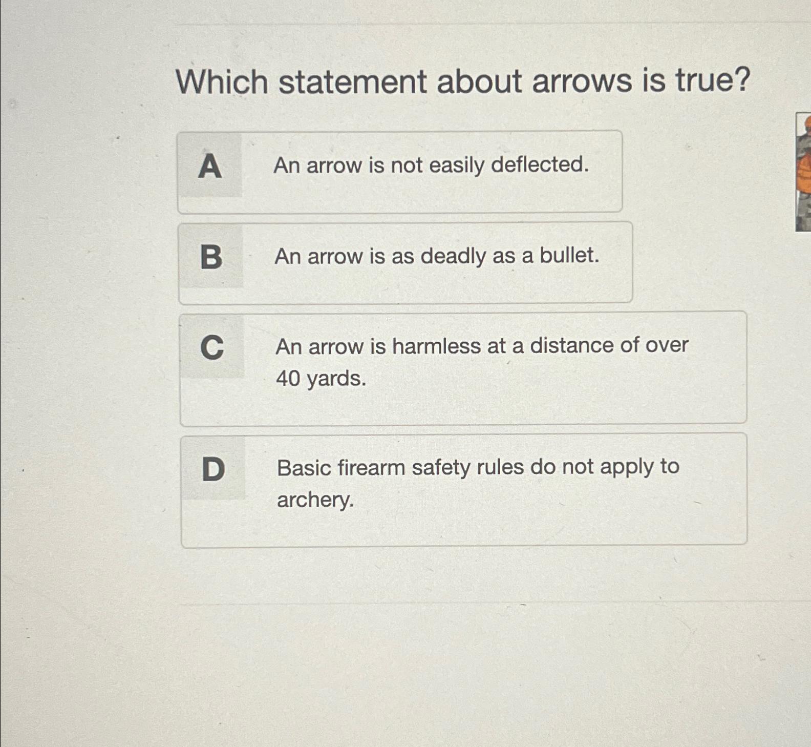 Solved Which statement about arrows is true?An arrow is not | Chegg.com
