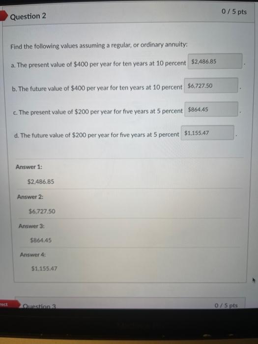 Solved Find the following values assuming a regular, or | Chegg.com
