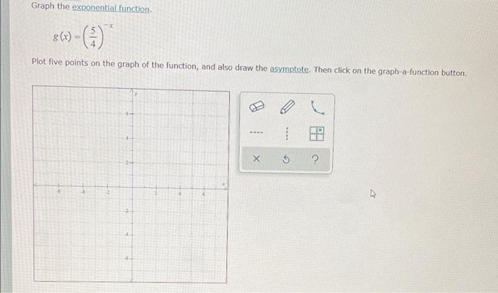 Solved Graph the exponential function 20- Plot five points | Chegg.com