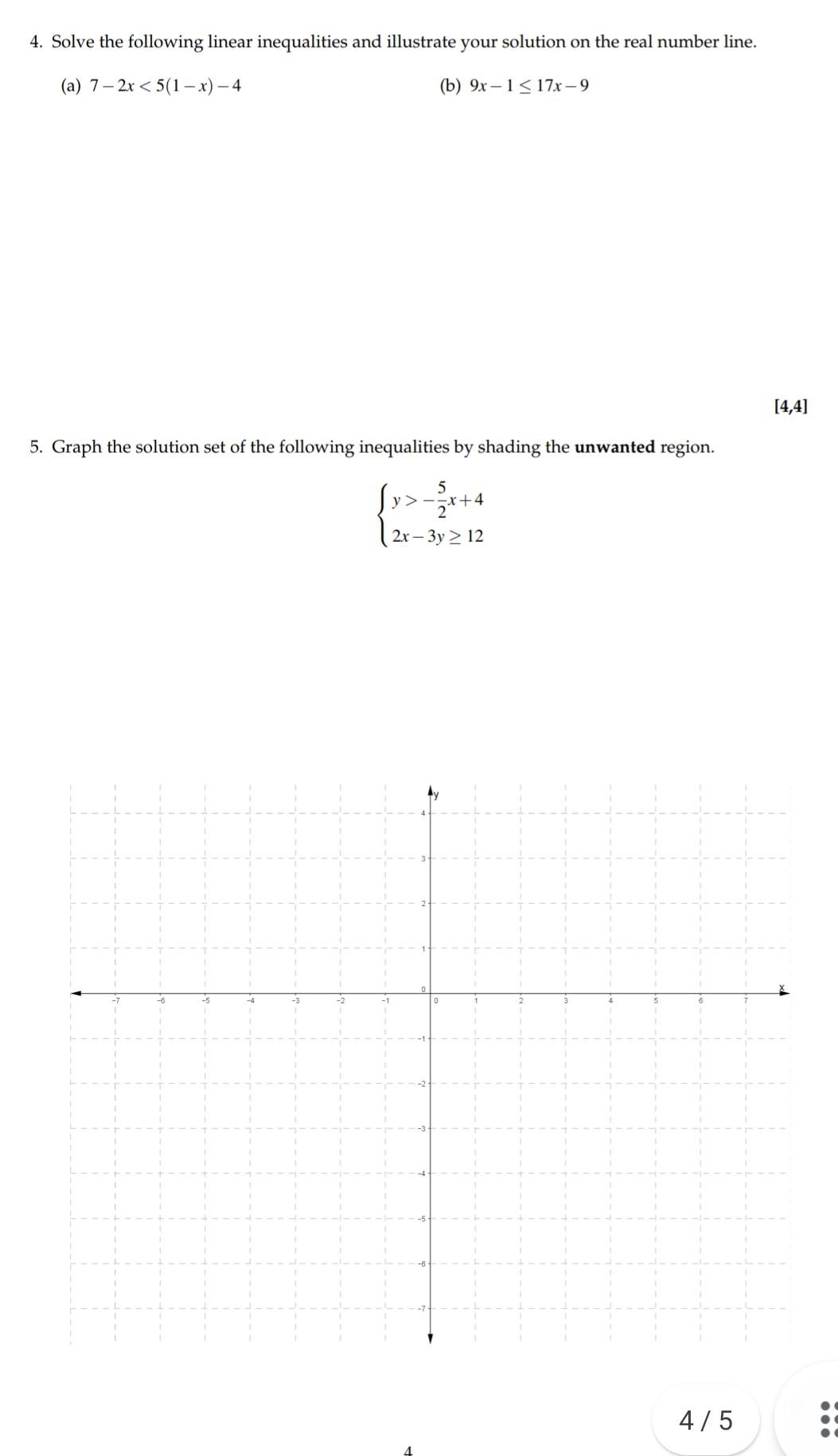 Solved please answer all questions on a worksheet and show | Chegg.com