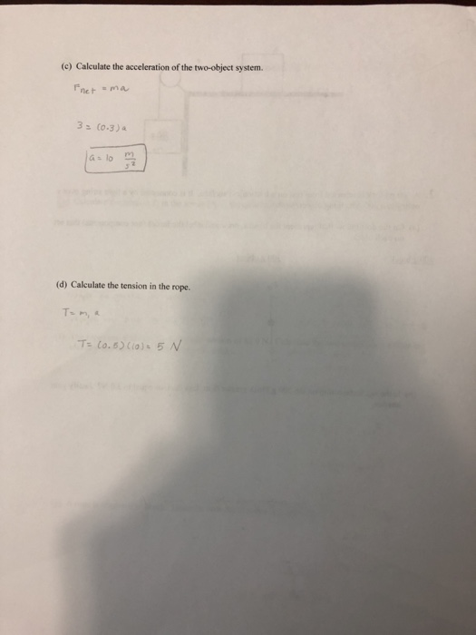 Solved 2. A 500 g block is released from rest on a | Chegg.com